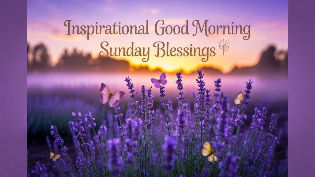 150+ Inspirational Good Morning Sunday Blessings