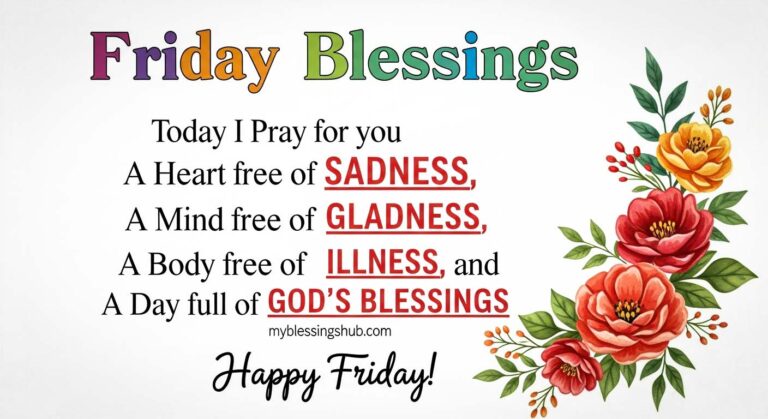100+ Friday Blessings Images & Quotes for a Joyful Weekend